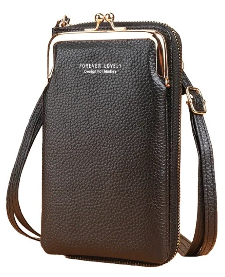 Compact Kiss Lock Cell Phone Clutch Bag – Wekome India