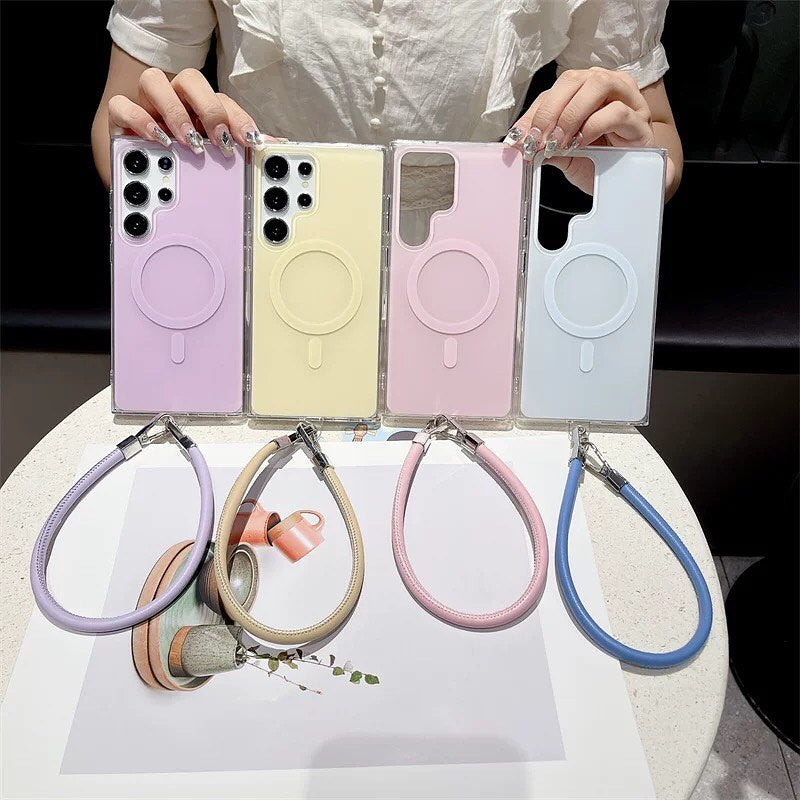 Pastel MagSafe Strap Case – Wekome India